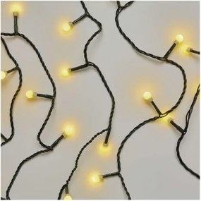 Vánoční řetěz kuličky EMOS D5GW02 ZYK0205 100LED 5m teplá bílá