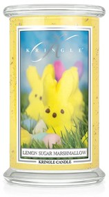 Kringle Candle svíčka Lemon Sugar Marshmallow (sójový vosk), 623 g