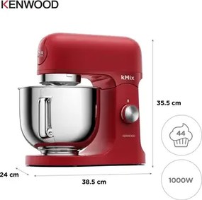 Kenwood kMix KMX751ARD červená / Kuchyňský robot / 1000 W / Kov