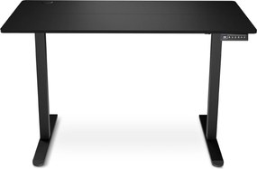 Elektrický psací stůl 120 x 60 cm Lerici - černý