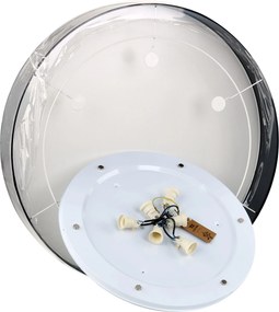 TK Lighting Černé stropní svítidlo Rondo 780mm pro žárovku 6x E27 TK4409