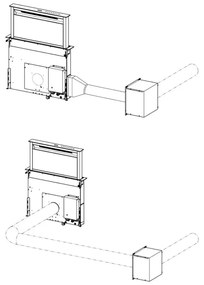 Franke Příslušenství - Sada FDW 908, pro umístění motoru mimo odsavač par 112.0442.942