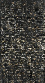 ZATEMŇOVACÍ ZÁVĚS NA KROUŽCÍCH TAMI 140X250 CM ČERNÁ