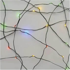 EMOS LED vánoční nano řetěz zelený, multicolor 4m D3AM01