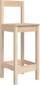 9dílný zahradní barový set masivní borové dřevo 3154770