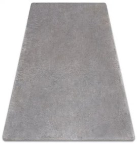Kusový koberec jednobarevný Shaggy POSH protiskluzový pratelný šedý Rozměr: 120x160 cm