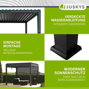 Juskys Lamelová pergola Tahiti Velikost: 3 × 4 m