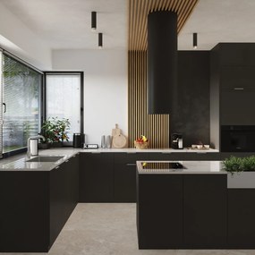 Sollux Lighting Stropní svítidlo NERO 22,5 černé/chromové