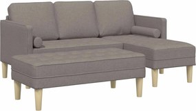 Set pohovek 2 ks Taupe Polyester 3329257