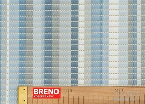 Breno Koupelnová pěnová předložka SOFTY-TEX 79848 retro pruhy, šíře 65 cm, Vícebarevné