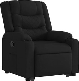 Zvedací polohovací křeslo černé textil 3206575