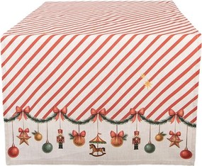 Vánoční bavlněný běhoun Christmas Carousel Dream - 50*140 cm