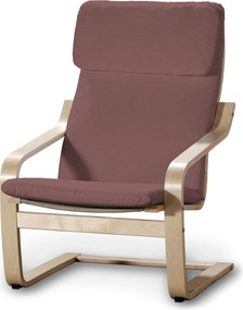 Sedák na křeslo IKEA Poäng barva fialová látka sametová