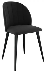 Moderní čalouněná židle ST100, Barva: černá, Potah: Magic Velvet 2219 Mirjan24 5903211142352