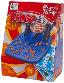 Bingo losovací stroj s míčky a žetony / Společenská hra / 90 míčků / 1
