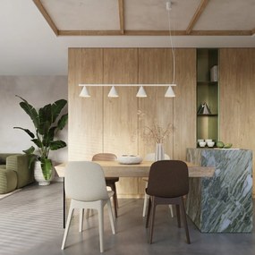 Sollux Lighting Lustr NOX 4L bílý