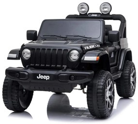 Dětské elektrické autíčko Baby Mix Jeep Wrangler Rubicon černé Barva: Černá
