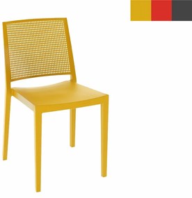ROJAPLAST Zahradní židle - GRID, plastová Barva: žlutá