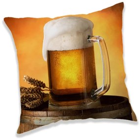 Jerry Fabrics Polštářek Pivo 40x40 cm