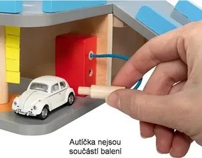 GOKI Dřevěná parkovací garáž / od 3 let