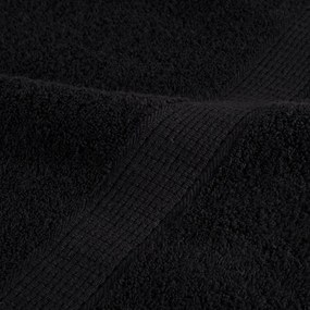 Premium ručníky SOLUND 2 ks černé 100 x 200 cm 600 g/m² 137437