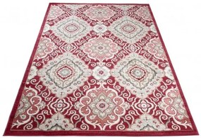 Kusový koberec klasický DUBAI T604A červený Rozměr: 160x220 cm