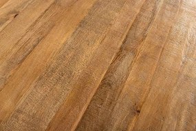 Kulatý jídelní stůl Eglantine 120 cm hnědé mango
