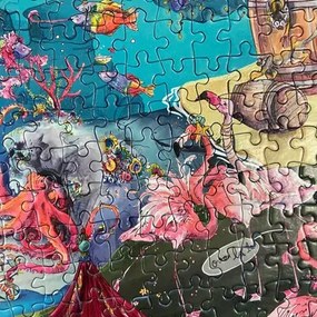 GIBSONS Puzzle Společnost živočichů / 1000 dílků / 68 x 49 cm