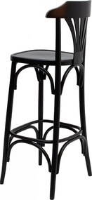 Bradop Židle barová celodřevěná VANESA buková Z228 | Provedení: LT - Tmavá olše