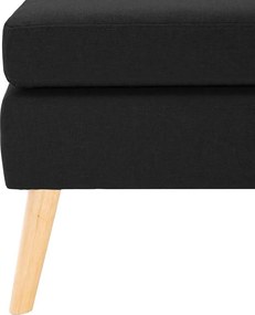 Podnožka černá textil 288742