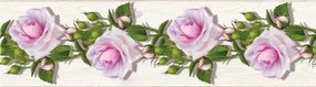 AG Design Samolepící bordura - Růže, 13,8cm x 5m,  WB 8229