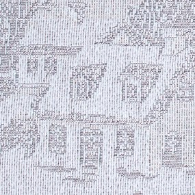 SCANquilt prostírání MOTIV LUREX zima šedostříbrná prostírání cca 30 x 45 cm