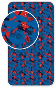 Jerry Fabrics Bavlněné napínací prostěradlo 90x200 + 25 cm - Spider-man "06"