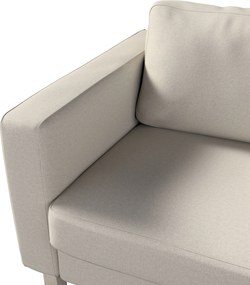 Potah na pohovku IKEA Karlstad, 3-místná, rozkládací barva šedá látka pletený vzor