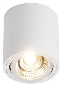 LED2 1160231 Roll, bílé stropní válečkové bodové svítidlo, 6W LED 3000K, průměr 9cm