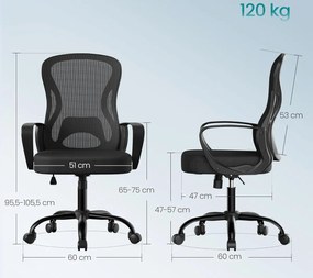 Kancelářská židle Jiko černá