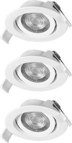 Osram - SADA 3x LED Podhledové svítidlo SPOT LED/4,9W/230V 2700K bílá