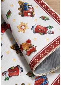 Červený koberec s vánočním motivem 50x80 cm Red Christmas – Villeroy&amp;Boch