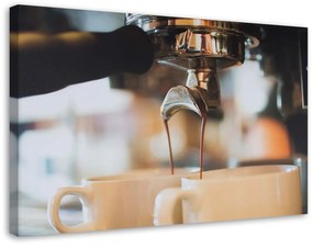 Gario Obraz na plátně Čerstvá káva v kavárně Rozměry: 60 x 40 cm