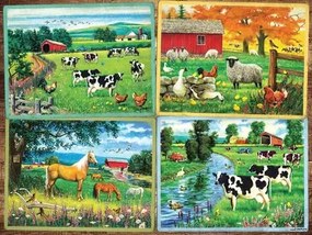 COBBLE HILL Puzzle Přátelé z venkova XL / 275 dílků / od 9 let
