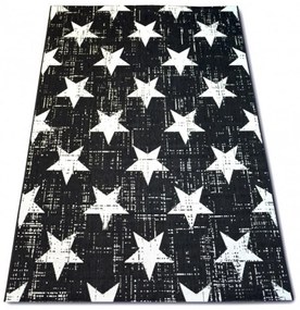 Kusový koberec Stars černý 160x230cm