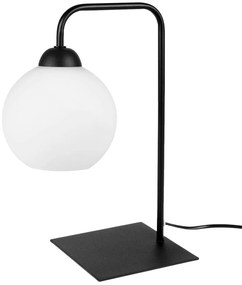 Stolní lampa ELIZA, 1x bílé skleněné stínítko