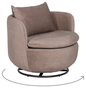 Světle hnědé křeslo – Ixia