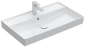 Villeroy & Boch Collaro - Umyvadlo nábytkové 800x470 mm, s přepadem, otvor pro baterii, alpská bílá 4A338G01