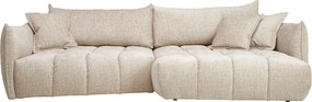 XXXLutz ROHOVÁ SEDAČKA, textil, béžová Lomoco - Sedací soupravy - 000553019901