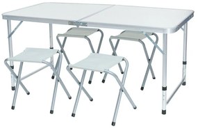 Kempingový stůl se 4 židlemi