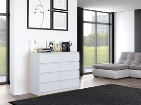 Komoda MALWA M8 120 Bílá