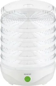 SENCOR SFD 750WH bílá / Sušička ovoce / 250 W / Průměr síta: 23 cm