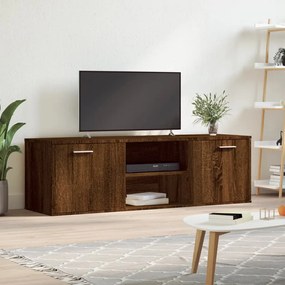 TV skříňka hnědý dub 120 x 34 x 37 cm kompozitní dřevo