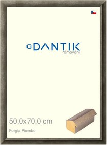 DANTIK rámeček 50x70 | Forgia Piombo (Plexi Čiré)